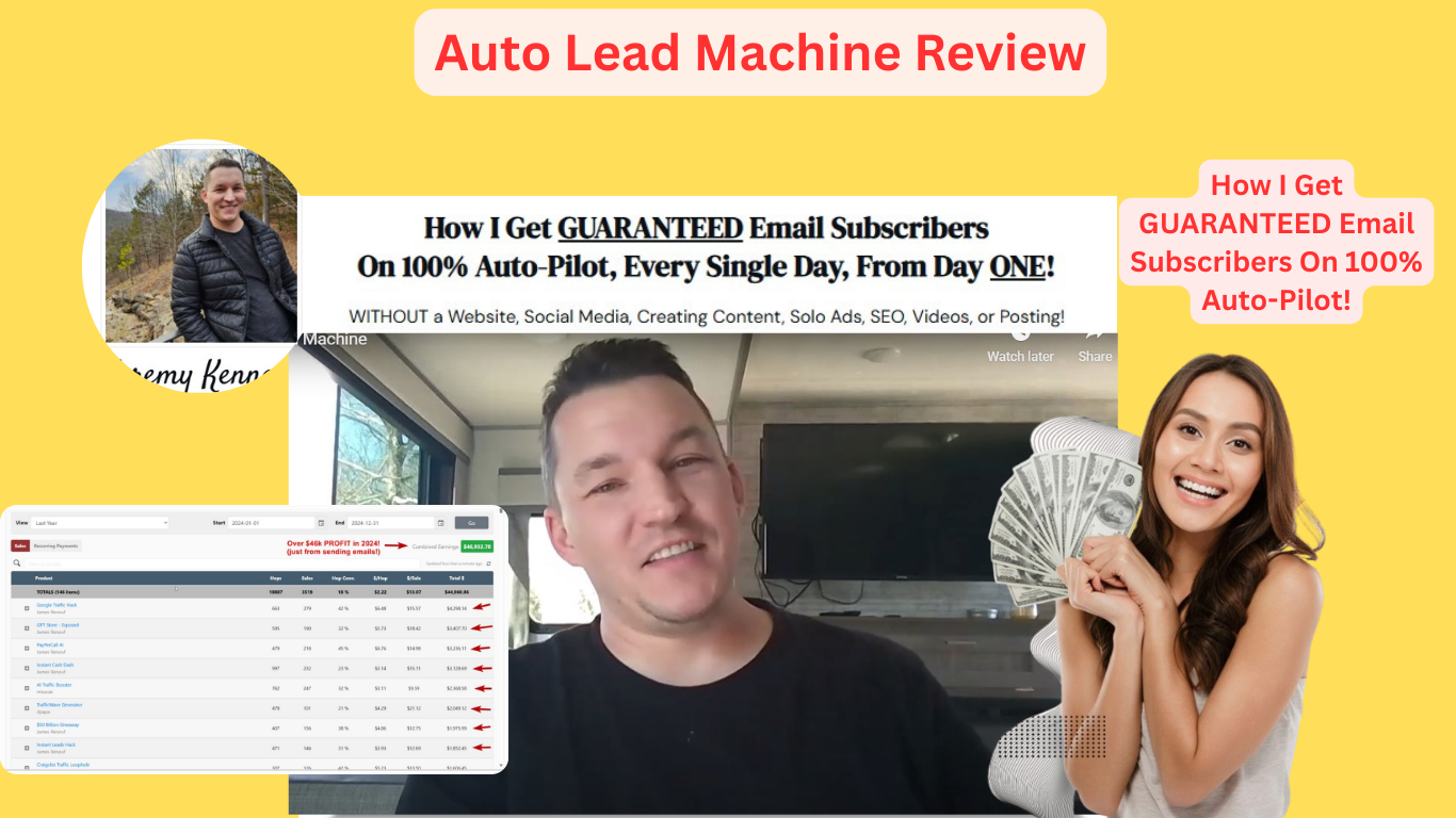 Auto Lead Machine Review How I Get Guaranteed Email Subscribers On 100