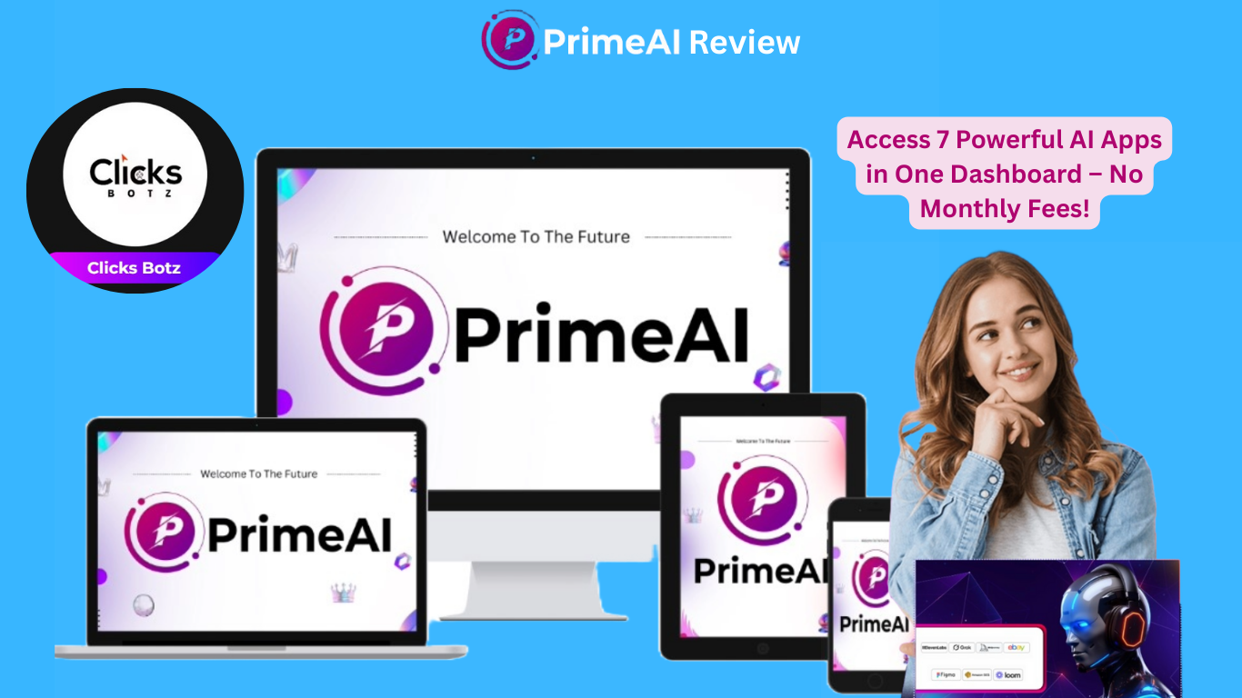 PrimeAI Review: Access 7 Powerful AI Apps in One Dashboard – No Monthly Fees!