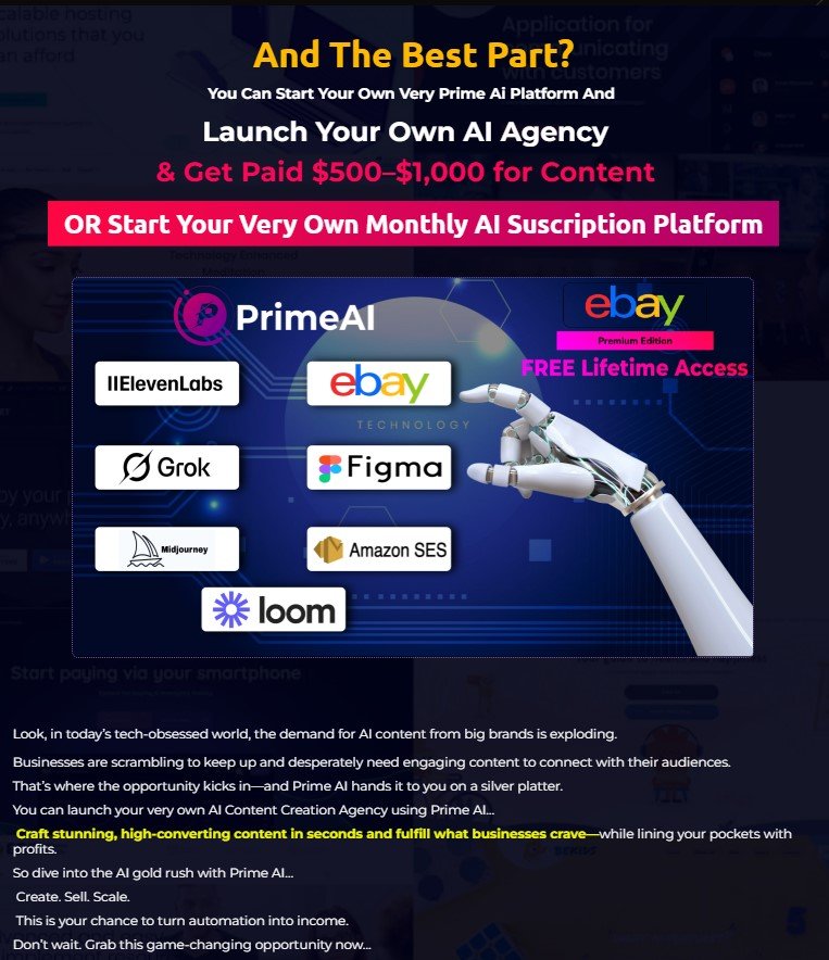 PrimeAI Review: Access 7 Powerful AI Apps in One Dashboard – No Monthly Fees!